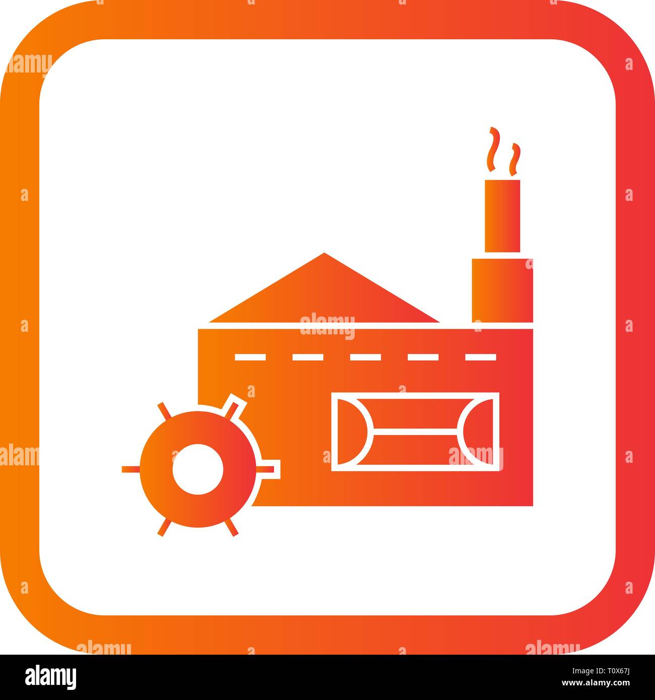 Illustration Mill Icon Stock Photo - Alamy