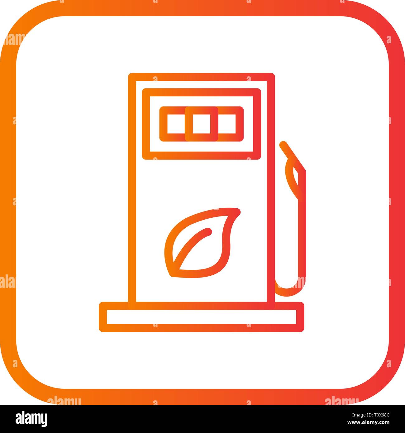 Illustration Gas Icon Stock Photo - Alamy