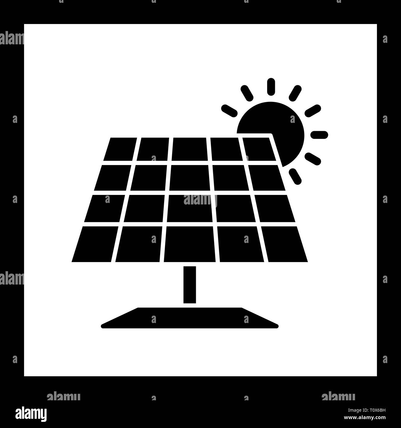 Solar plate icon hi-res stock photography and images - Alamy