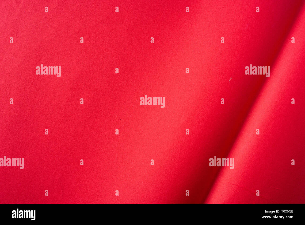 Design concept - red folded japanese washi paper for mockup Stock Photo ...