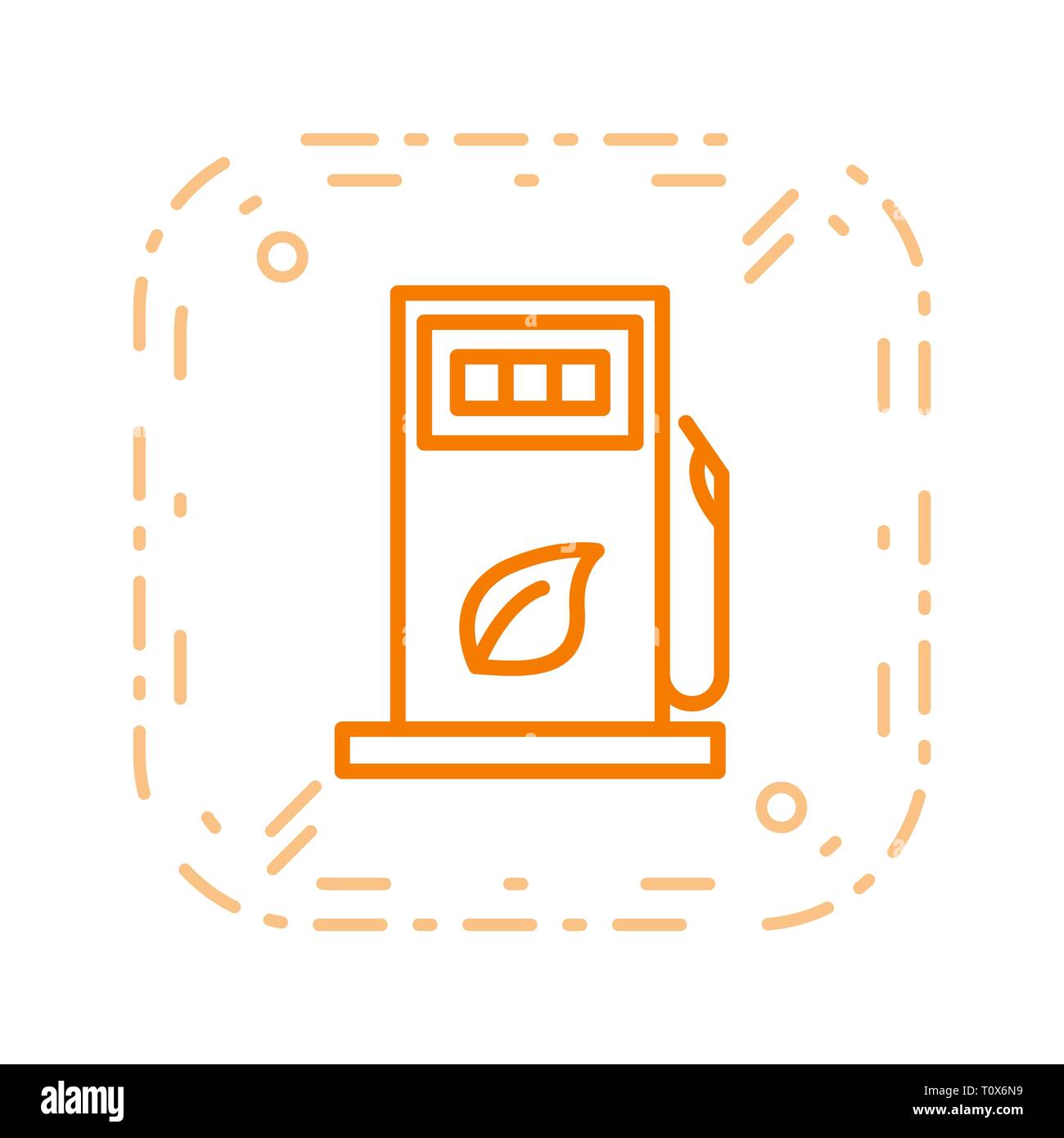 Illustration Gas Icon Stock Photo - Alamy