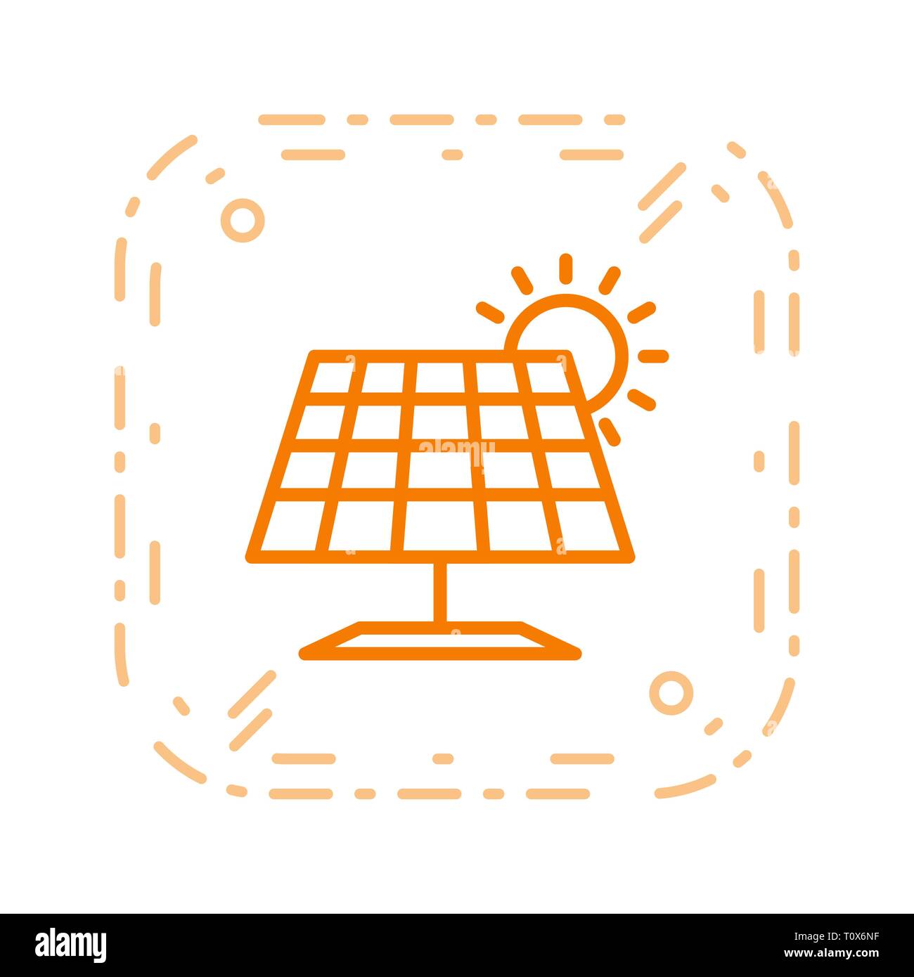 Solar plate icon hi-res stock photography and images - Alamy