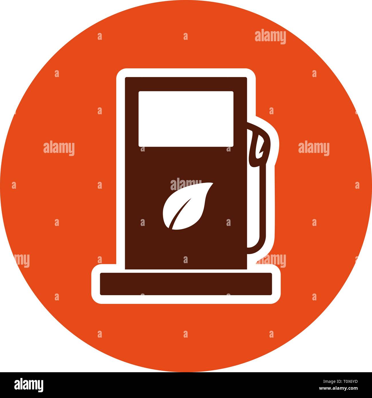 Illustration Gas Icon Stock Photo - Alamy