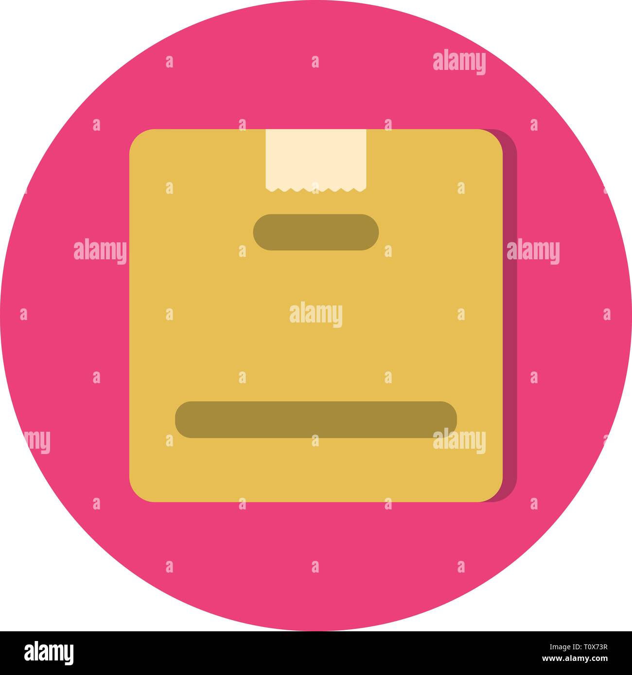 Illustration Package Icon Stock Photo - Alamy