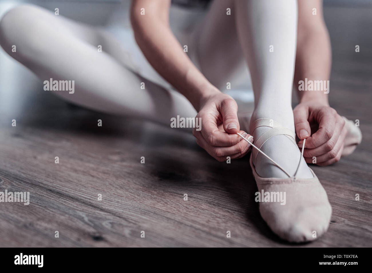 Close up ballet dancers feet hi-res stock photography and images - Alamy