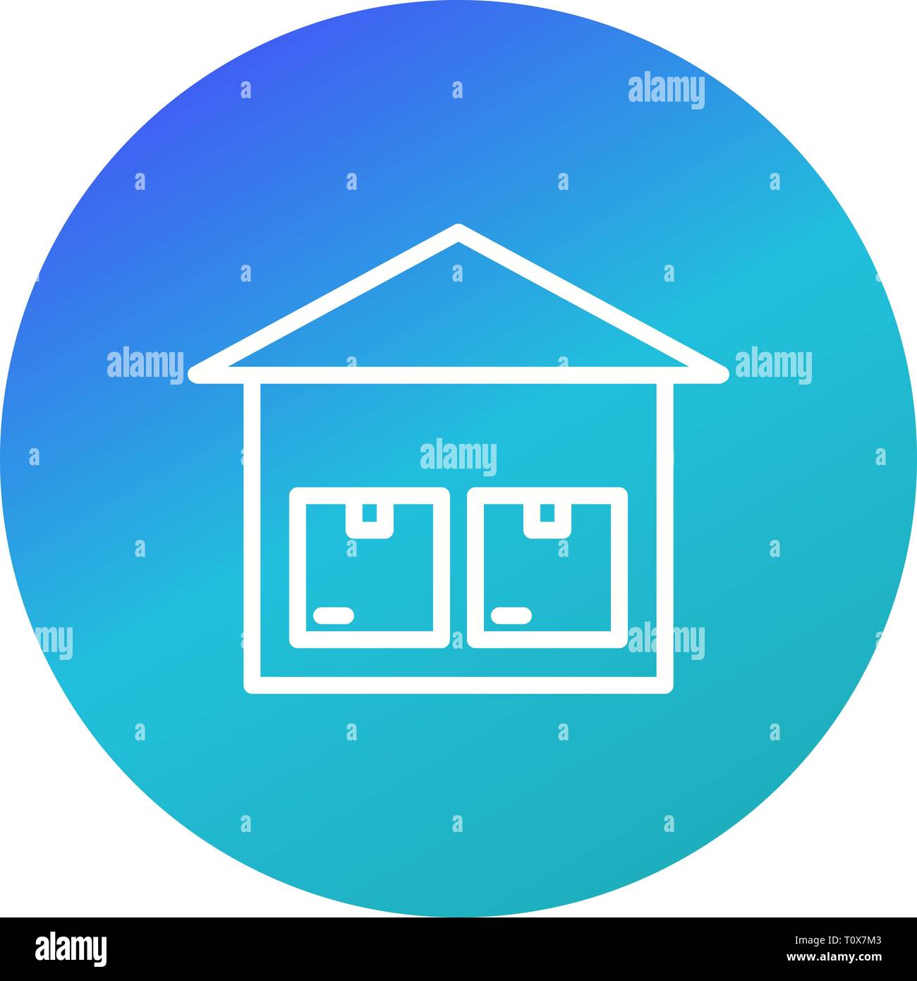 Illustration Storage Unit Icon Stock Photo - Alamy