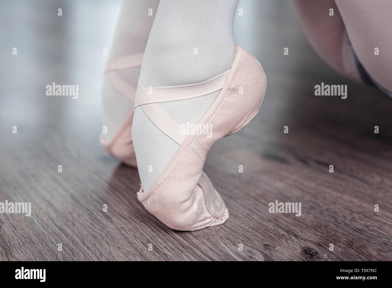 Feet woman standing on tiptoe hi-res stock photography and images - Alamy