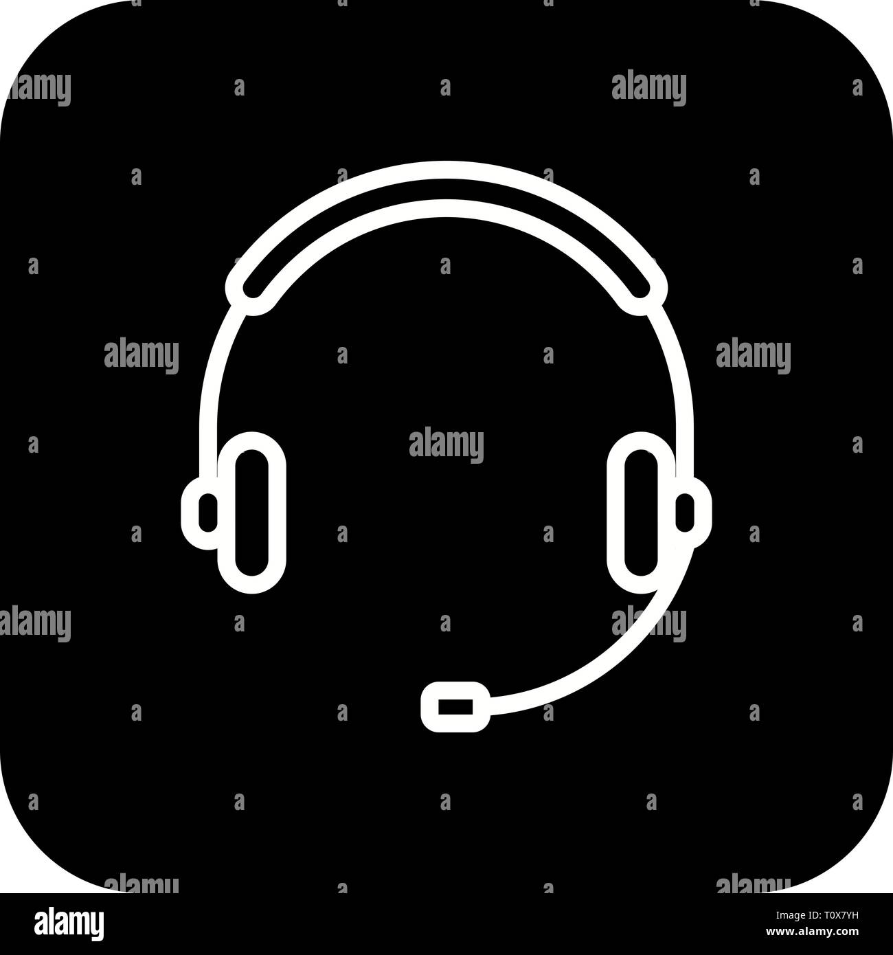Illustration Phone Services Icon Stock Photo - Alamy
