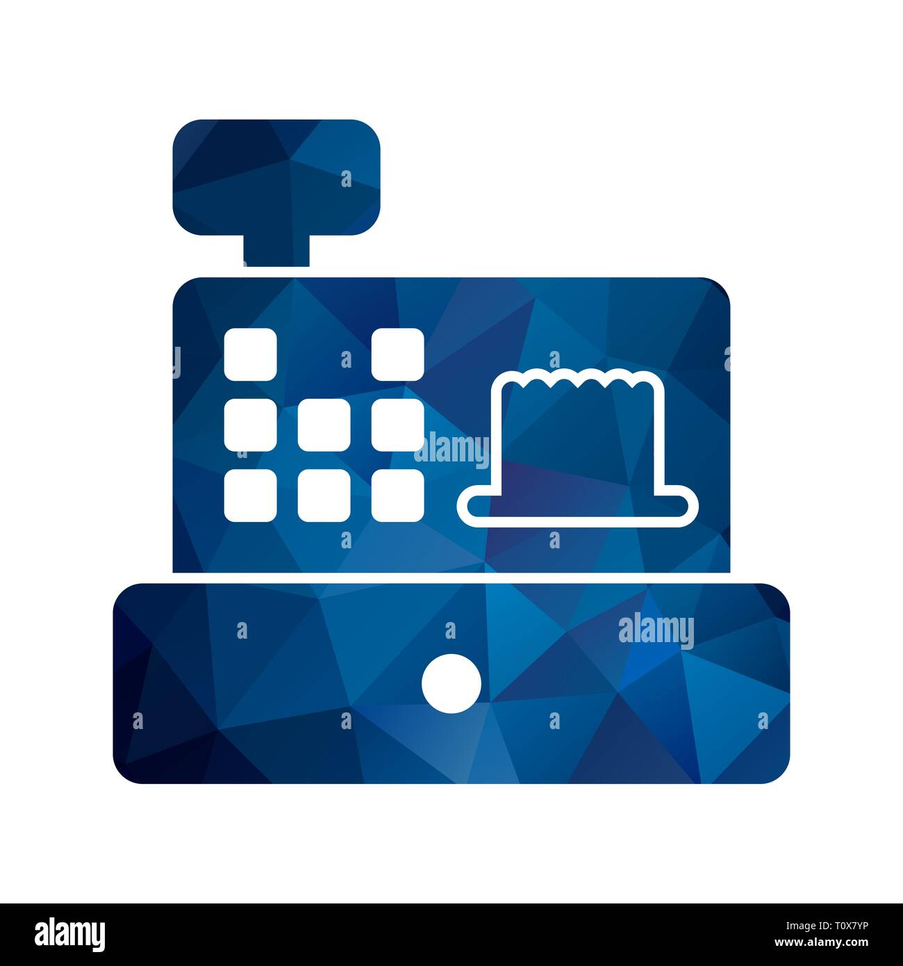 Illustration Cash Counter Icon Stock Photo - Alamy