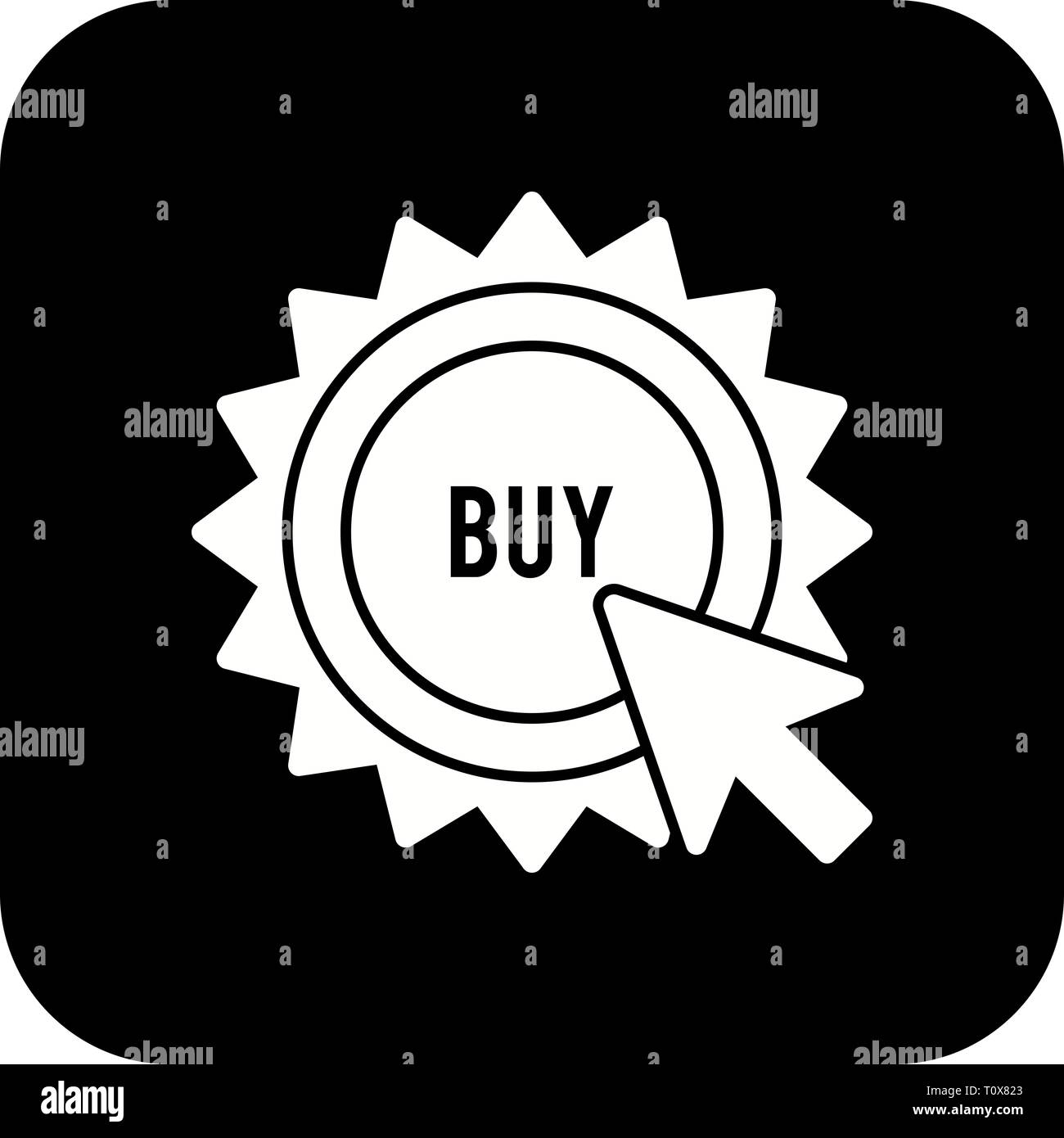 Illustration Buy Icon Stock Photo - Alamy