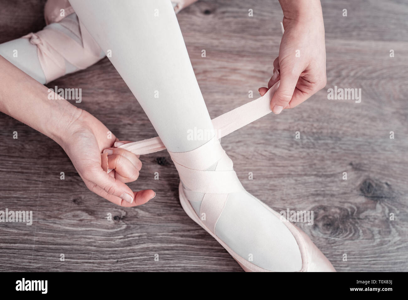 Ribbon ankle hi-res stock photography and images - Alamy