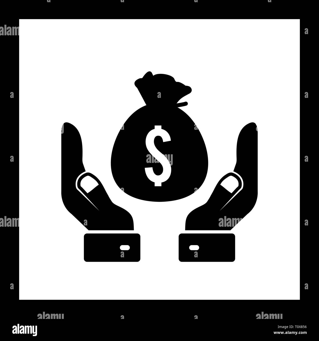 Icon symbol saving world Black and White Stock Photos & Images - Alamy