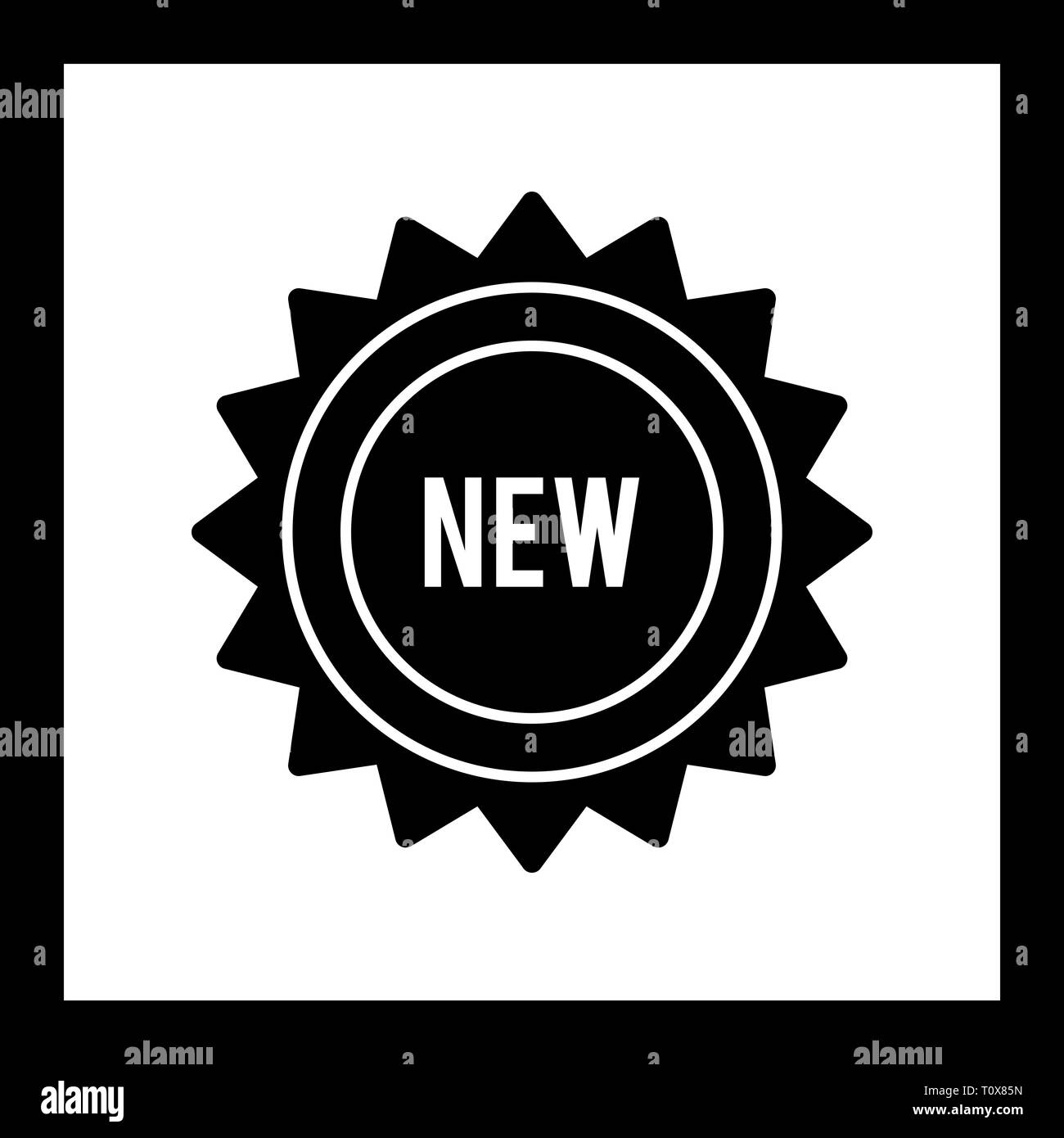 Illustration New Icon Stock Photo - Alamy
