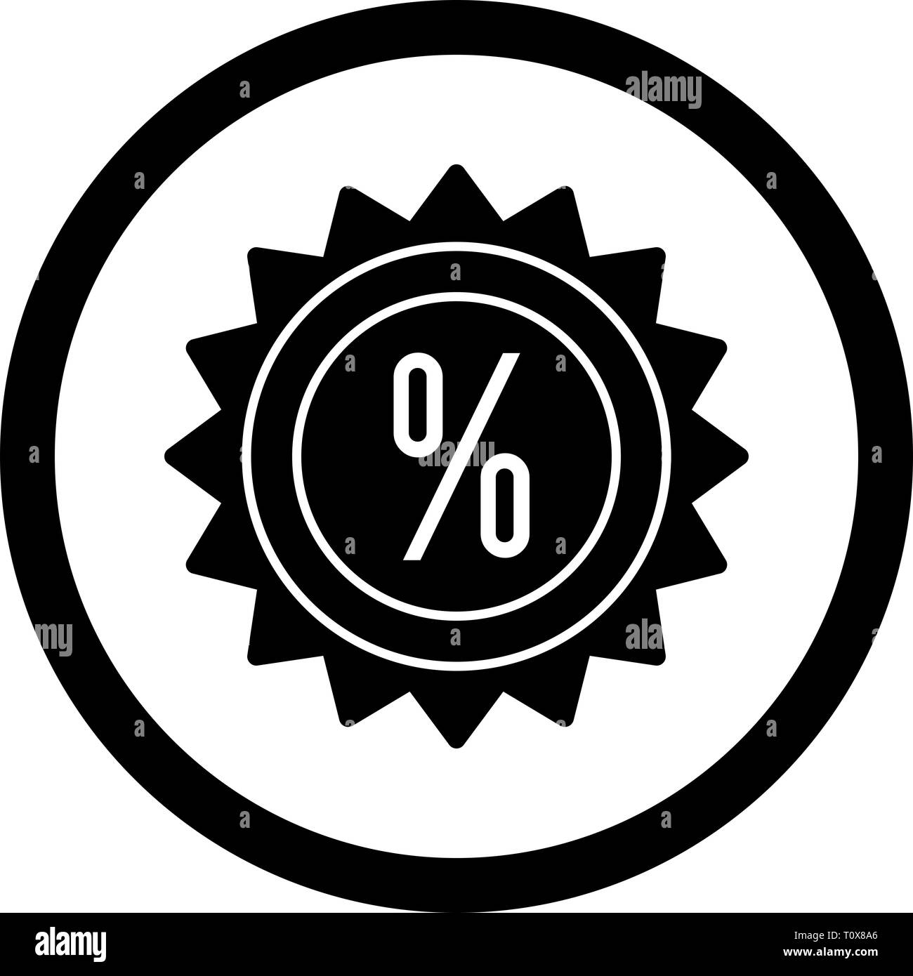 Illustration Discount Icon Stock Photo - Alamy