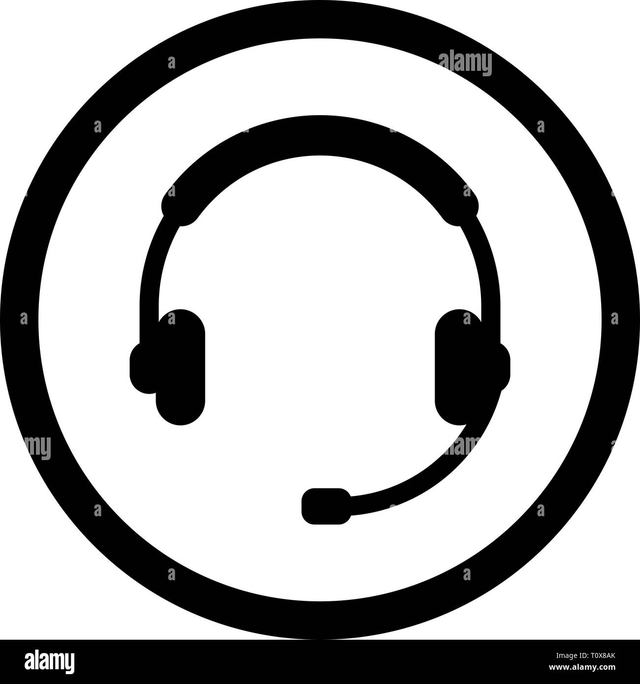 Illustration Phone Services Icon Stock Photo - Alamy