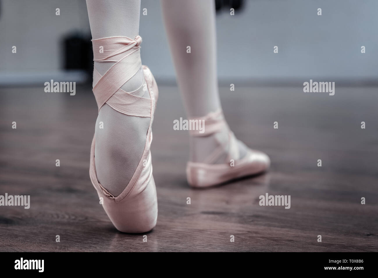Close up of a ballet dancers foot Stock Photo - Alamy