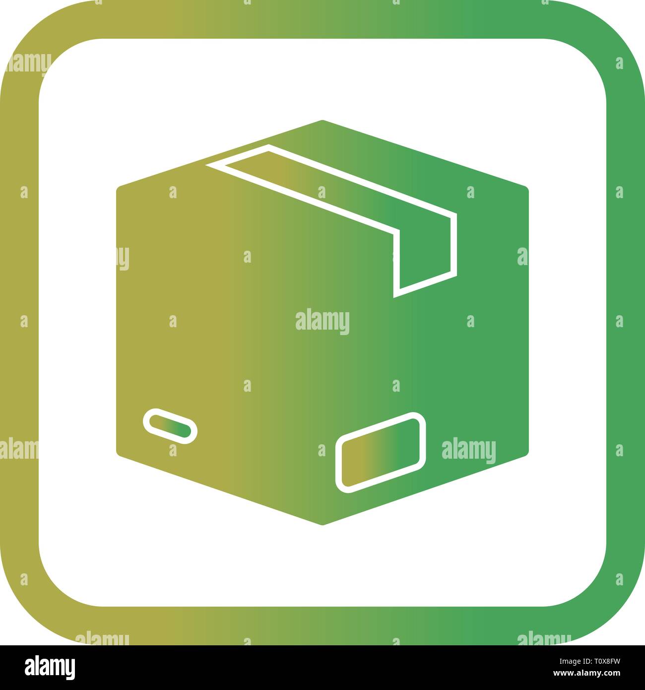 Illustration Package Icon Stock Photo - Alamy