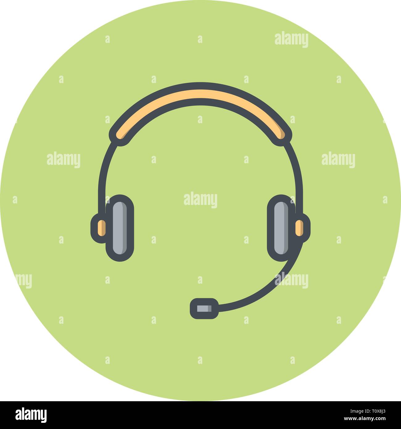 Illustration Phone Services Icon Stock Photo - Alamy