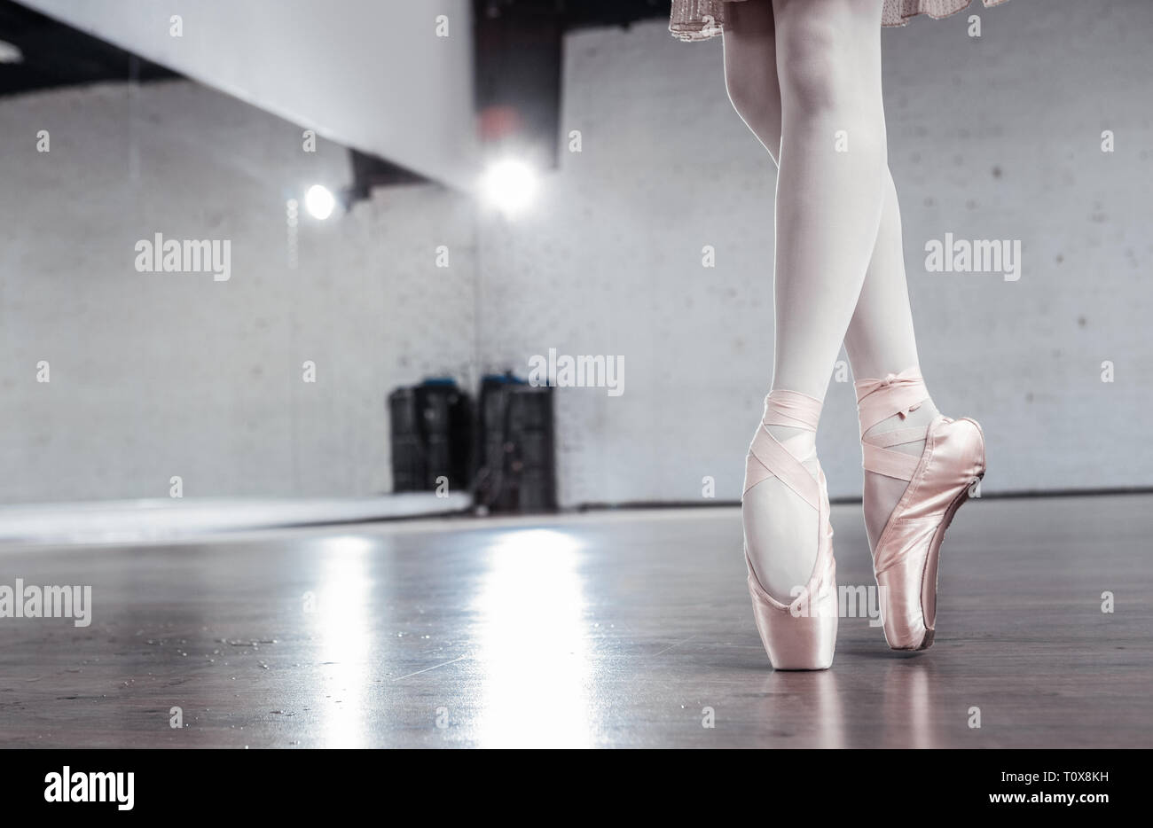 Close up of beautiful slim dancers legs hi-res stock photography and ...