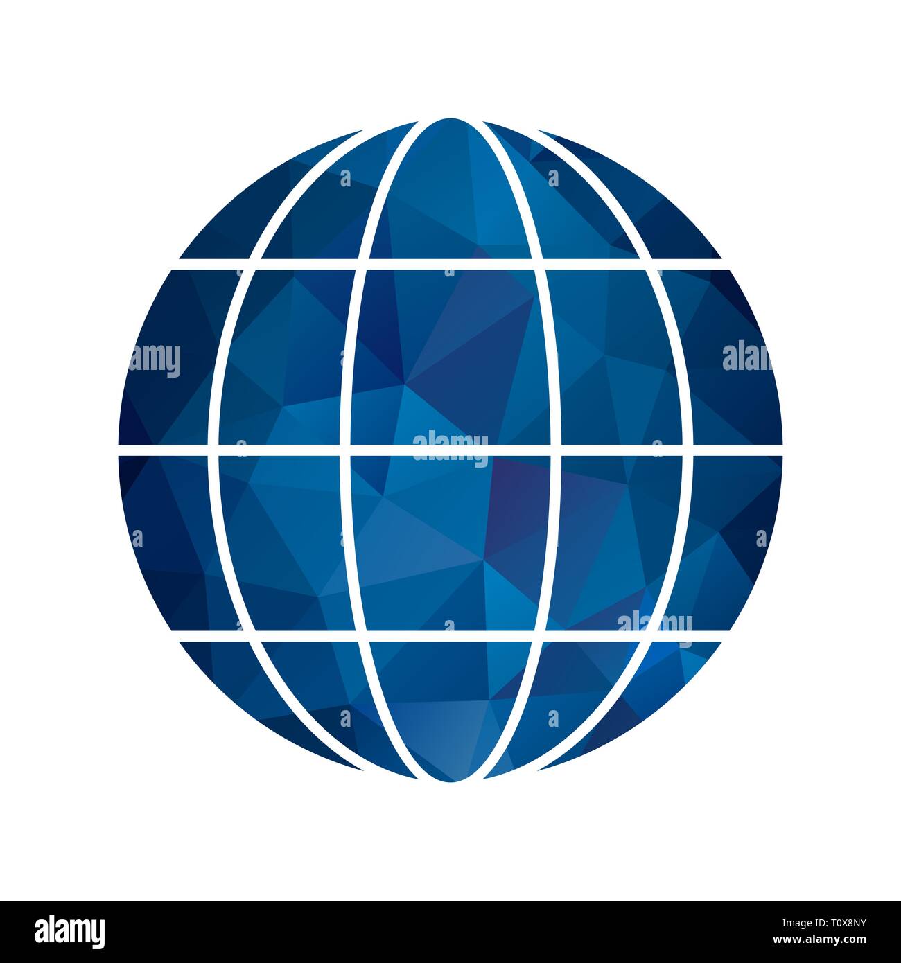 Illustration Globe Icon Stock Photo - Alamy
