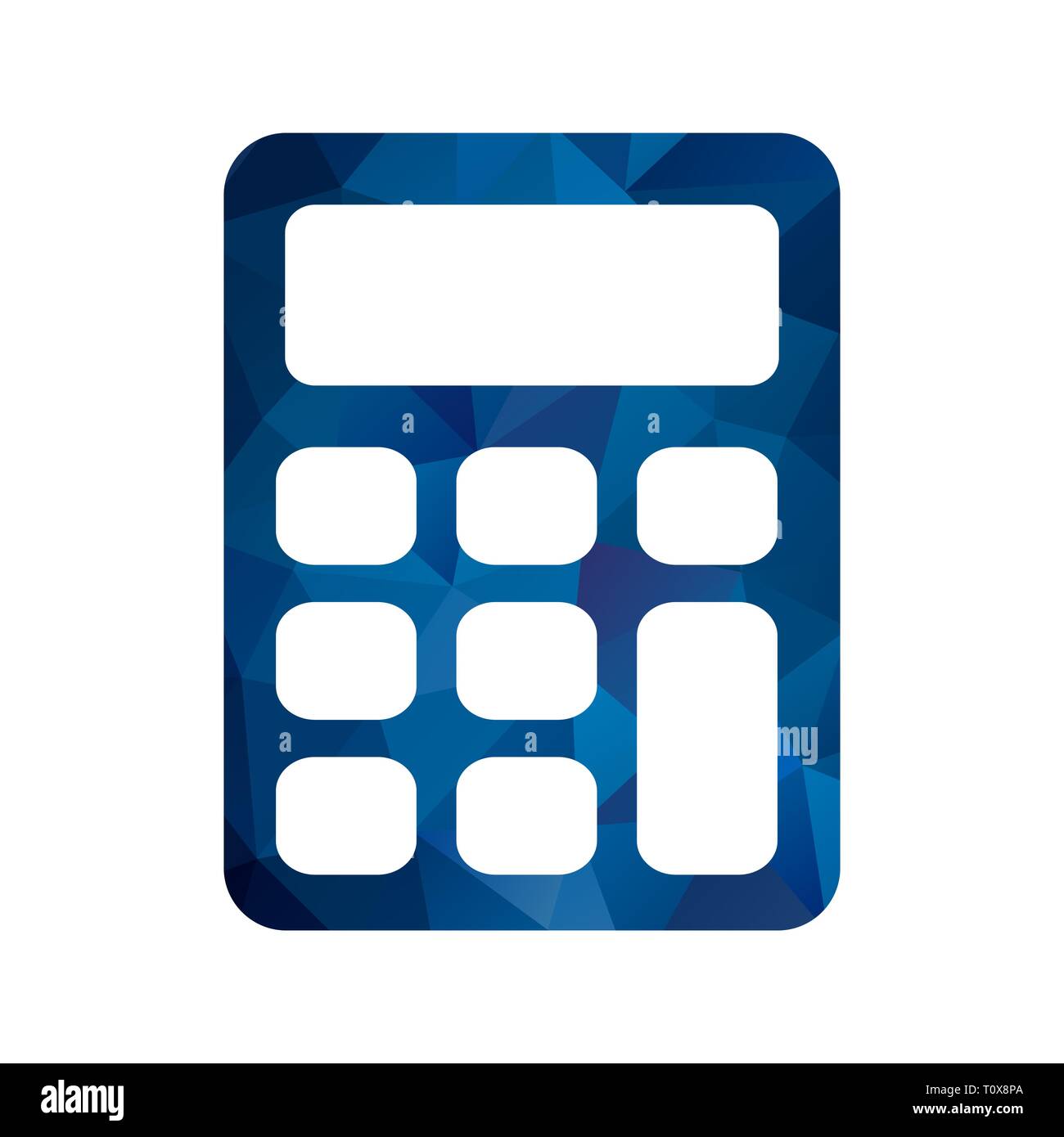 Illustration Calculator Icon Stock Photo - Alamy