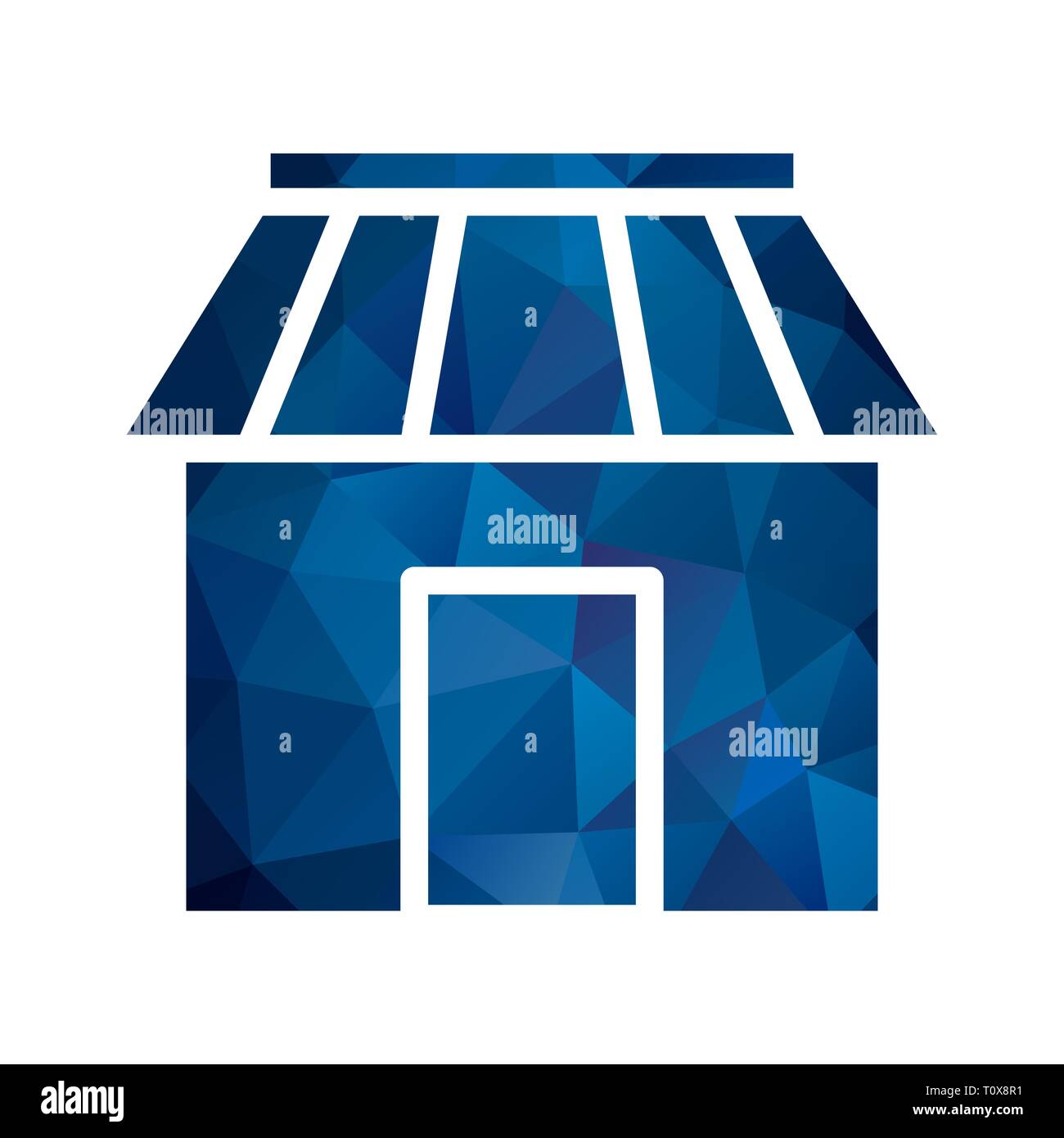 Illustration Shop Icon Stock Photo - Alamy