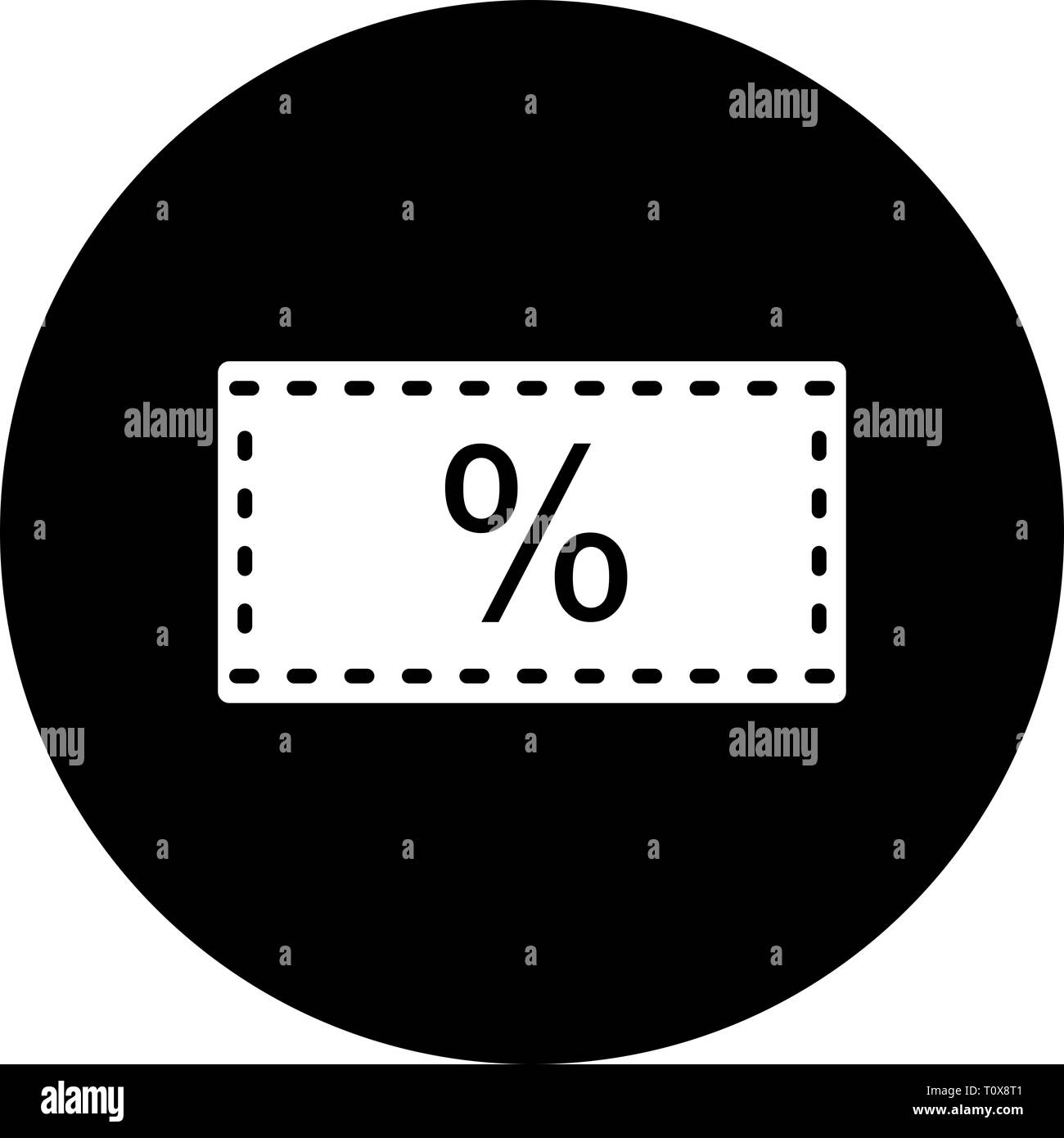Illustration Discount Icon Stock Photo - Alamy
