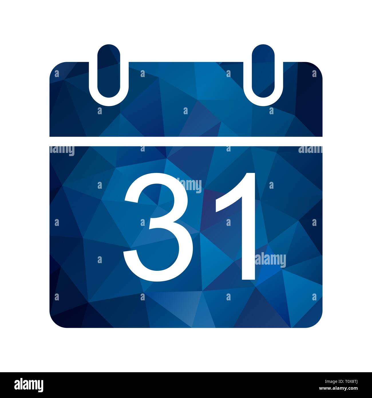 Illustration Calendar Icon Stock Photo - Alamy