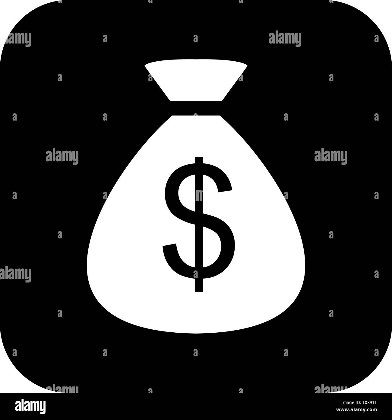 Illustration Sack Icon Stock Photo - Alamy