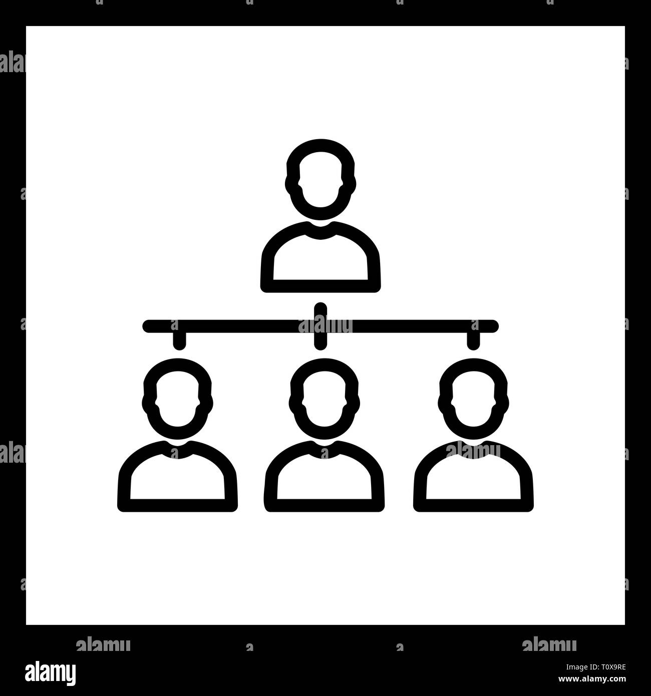 Illustration Organization Icon Stock Photo - Alamy