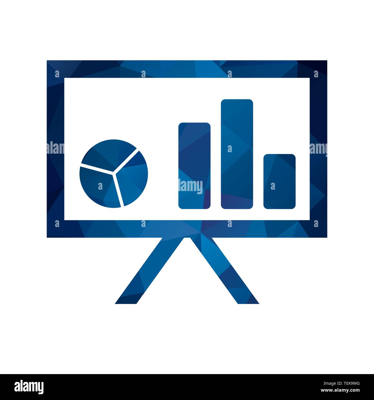 Illustration Presentation Icon Stock Photo - Alamy