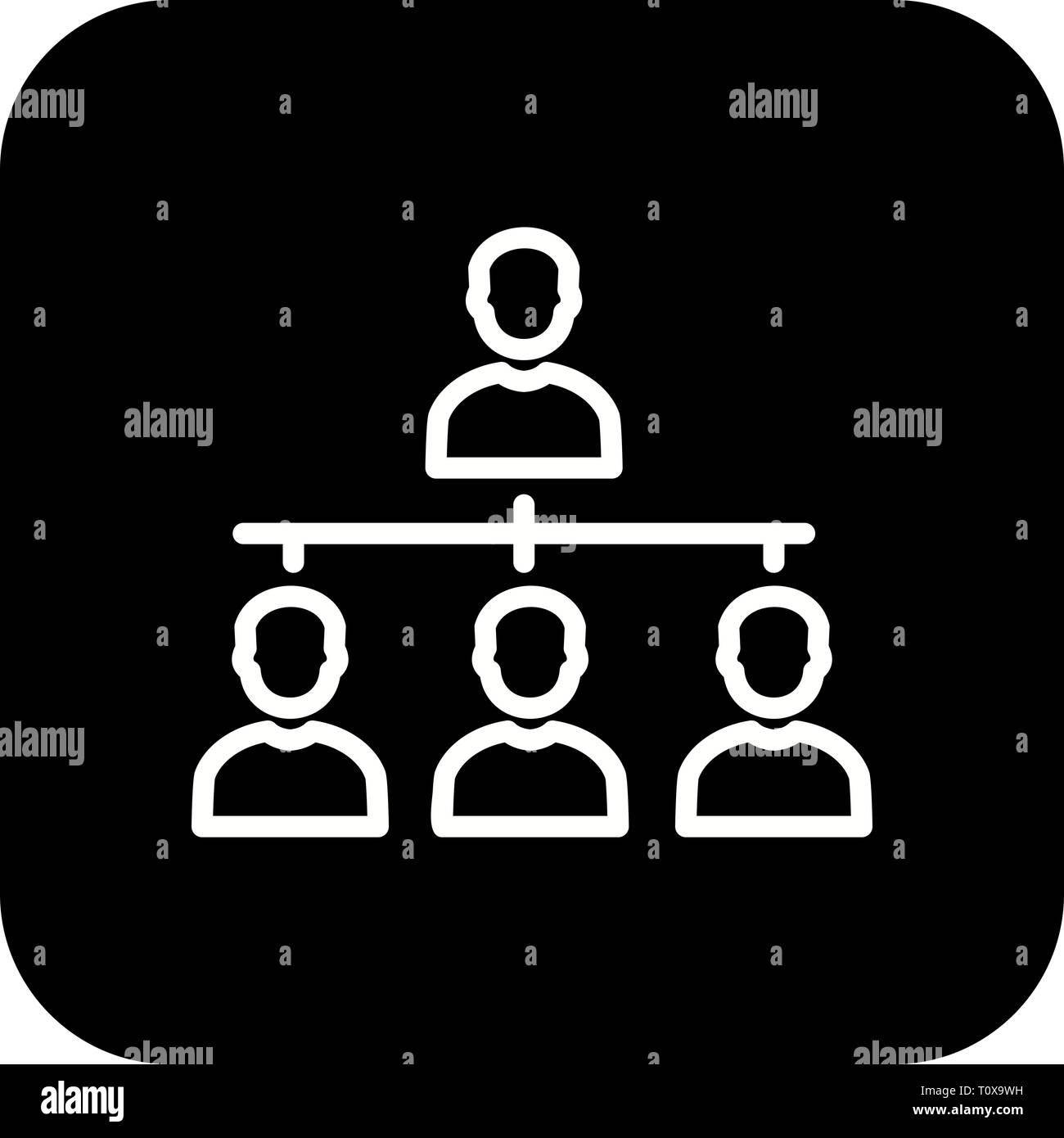 Illustration Organization Icon Stock Photo - Alamy