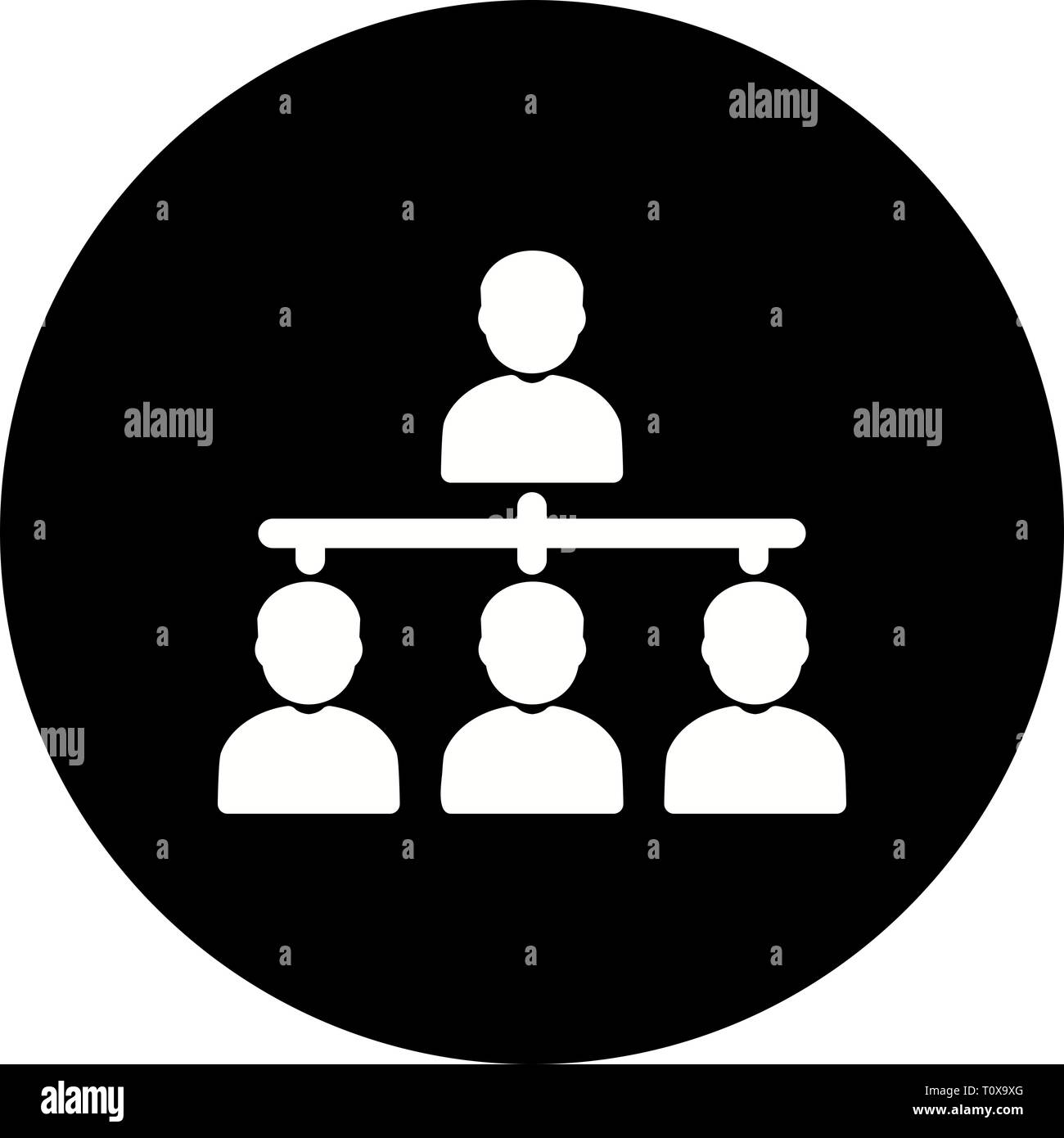 Illustration Organization Icon Stock Photo - Alamy