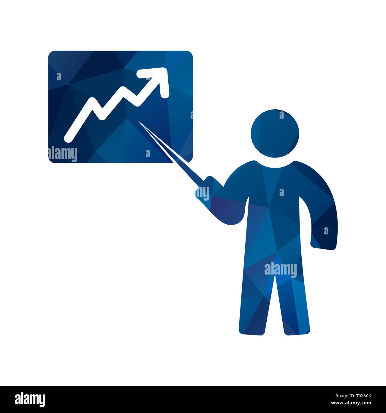 Illustration Presentation Icon Stock Photo - Alamy