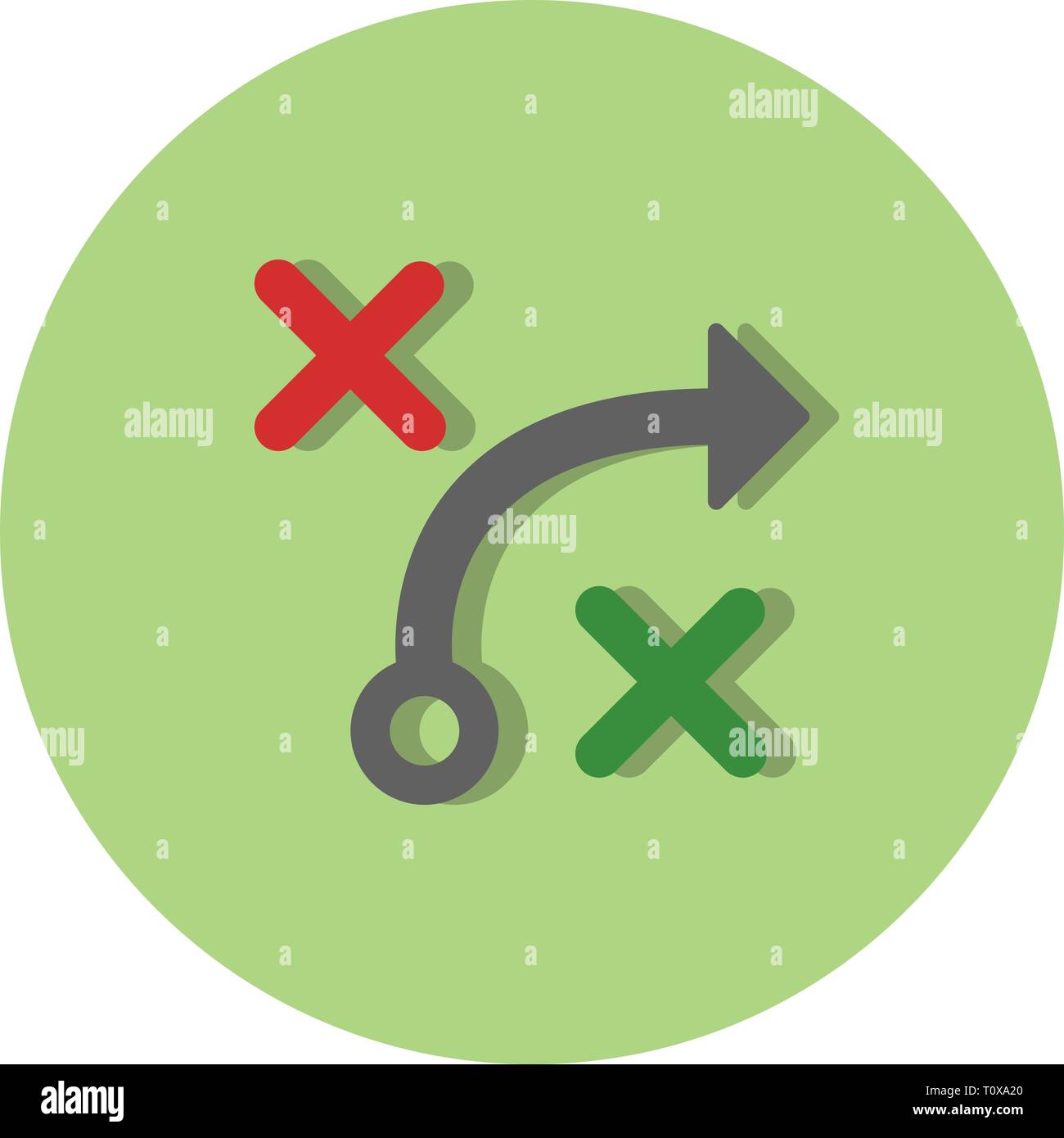 Illustration Tactics Icon Stock Photo - Alamy