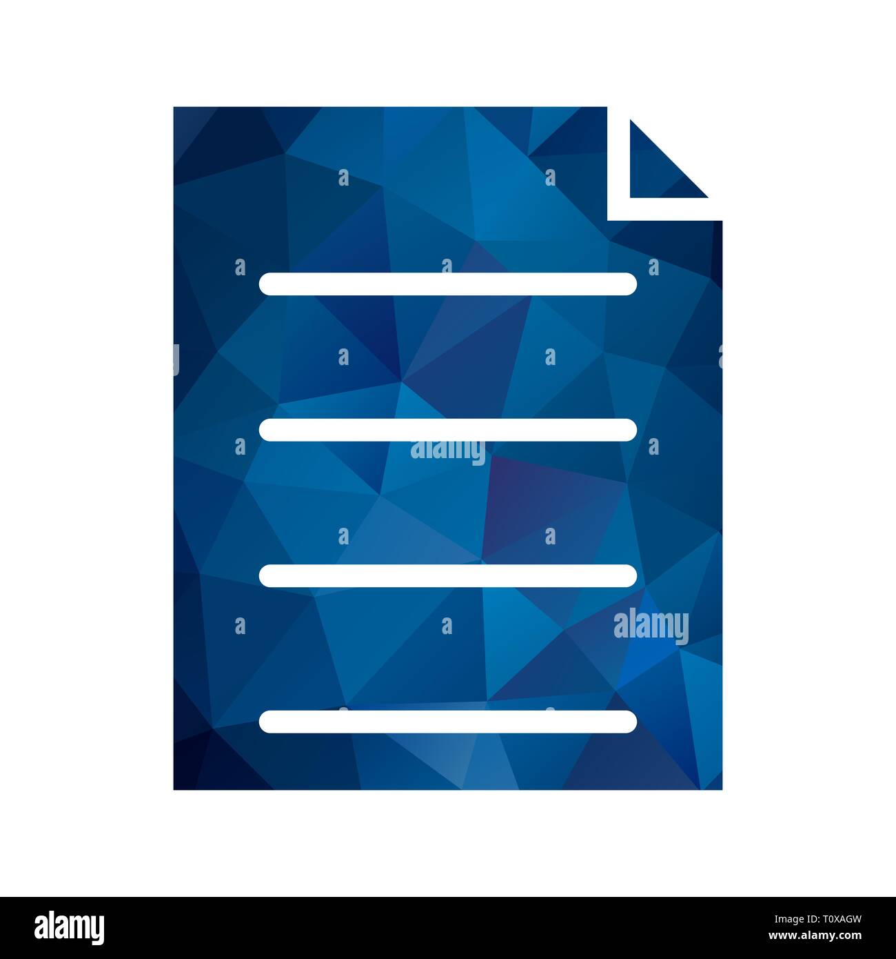 Illustration Report Icon Stock Photo - Alamy