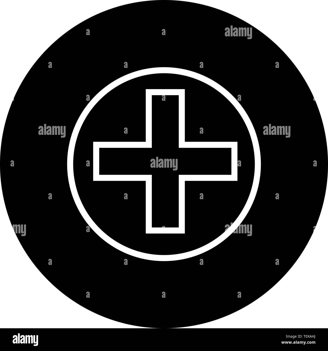 Illustration Add Icon Stock Photo - Alamy