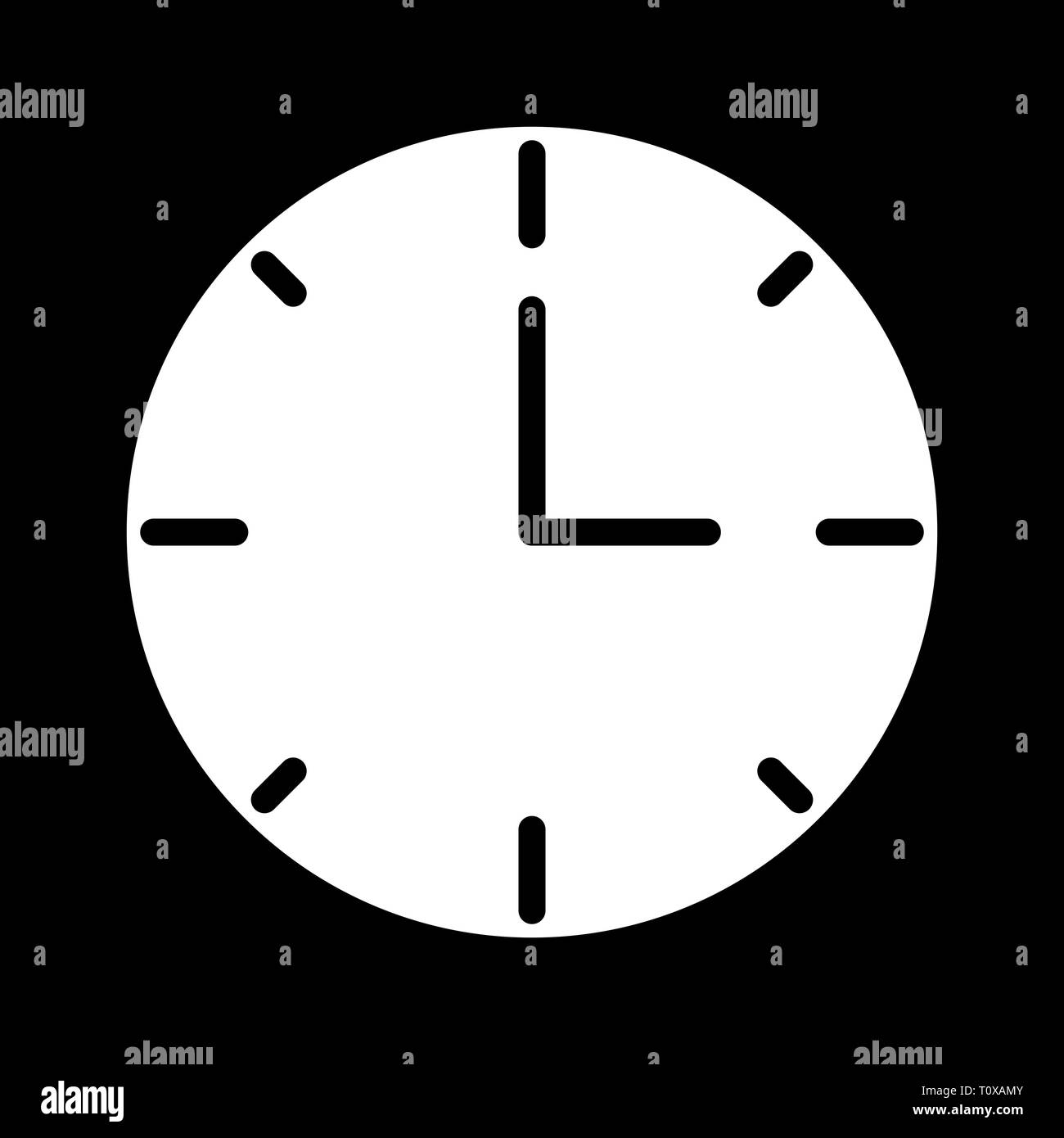 :05 clock Black and White Stock Photos & Images - Alamy