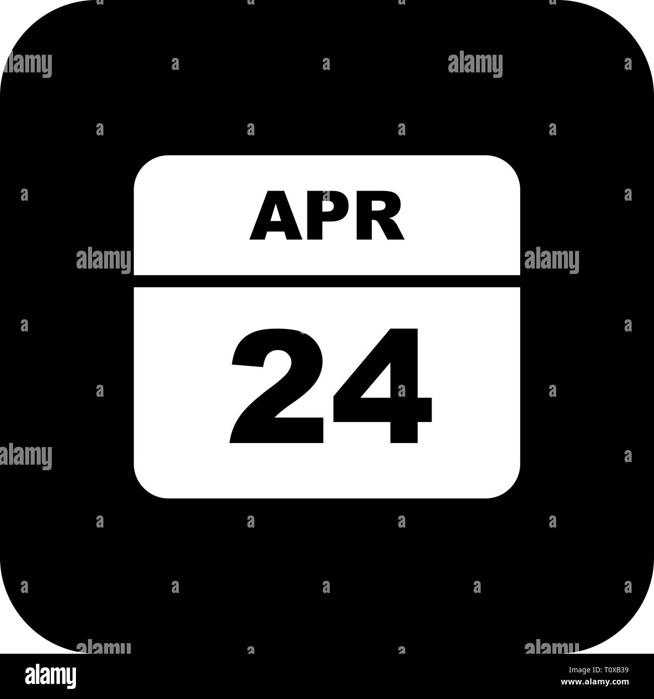 April 05 calendar sign on hi-res stock photography and images - Alamy