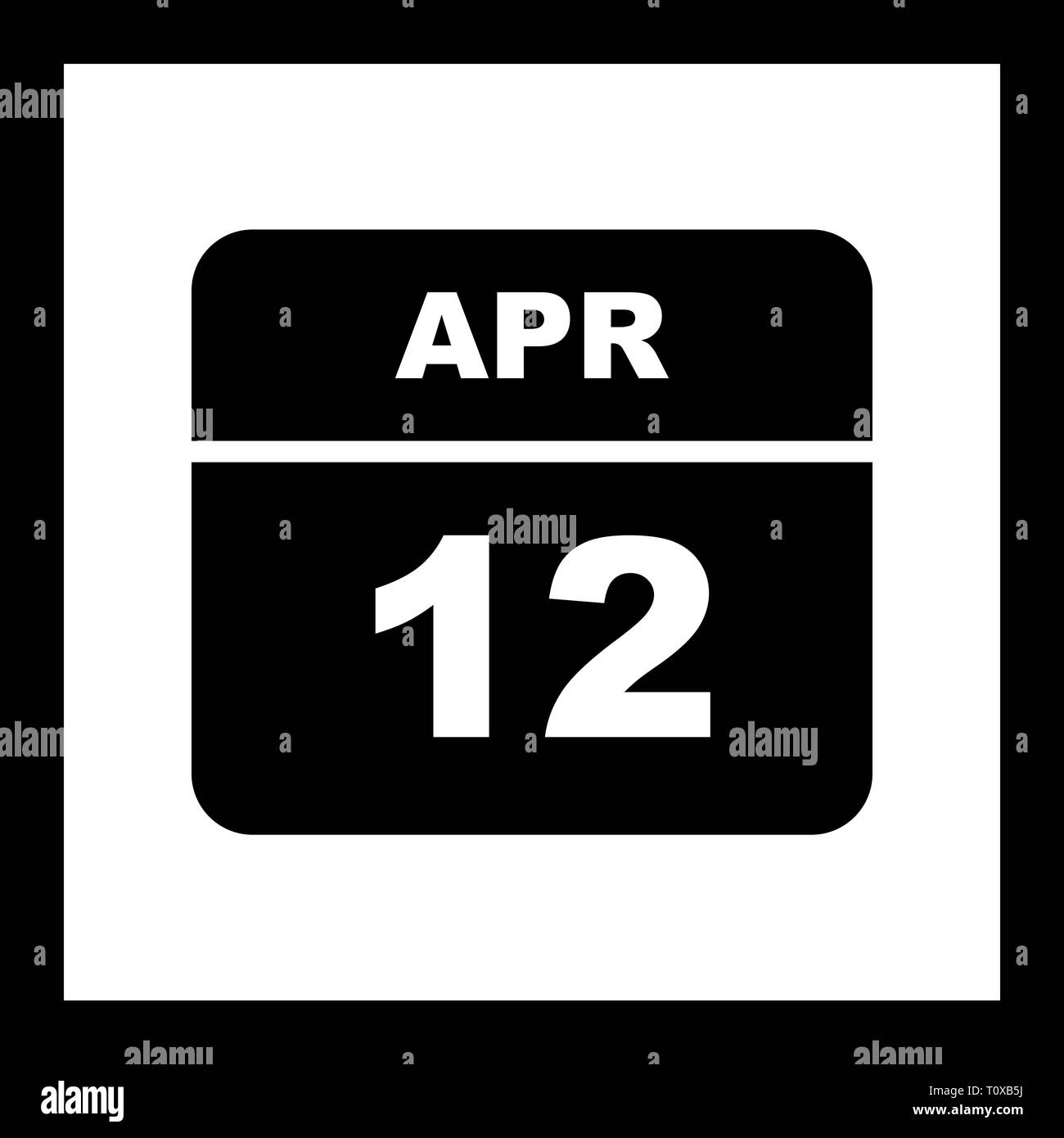 12 month calendar Black and White Stock Photos & Images - Alamy