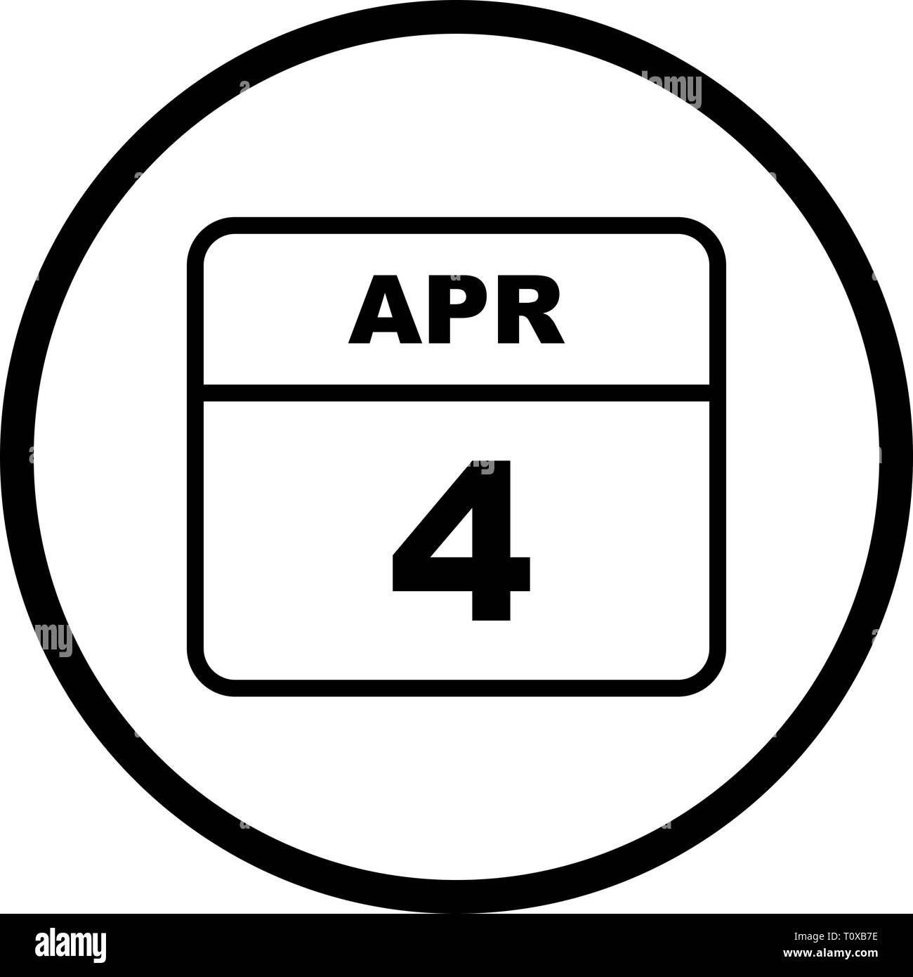 4 calendar Black and White Stock Photos & Images - Alamy