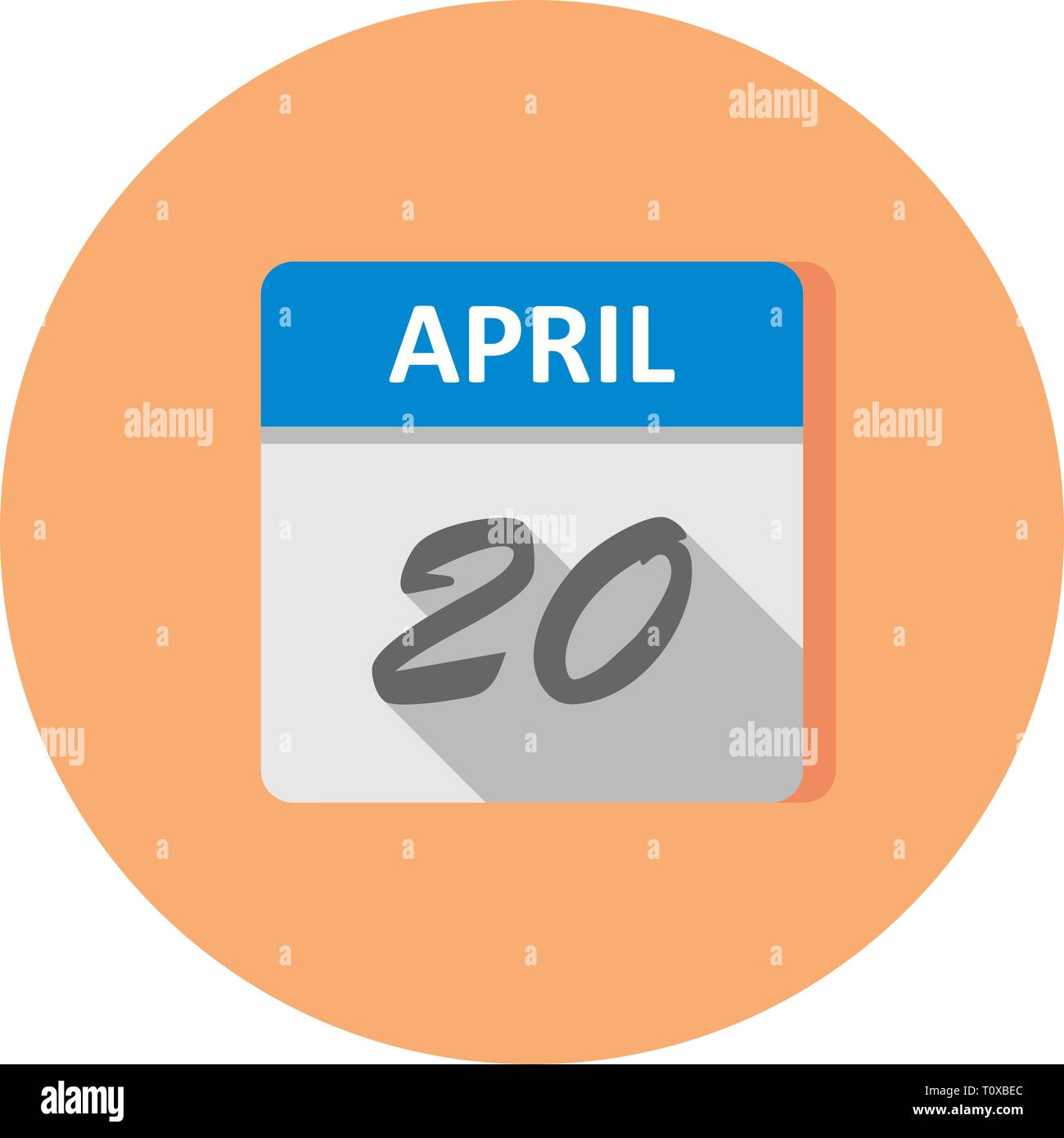 April 05 calendar sign on hi-res stock photography and images - Alamy