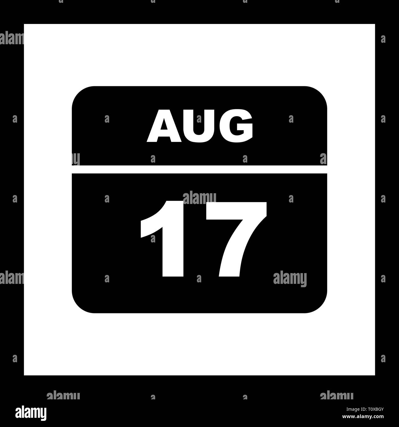 Day 17 august Black and White Stock Photos & Images - Alamy