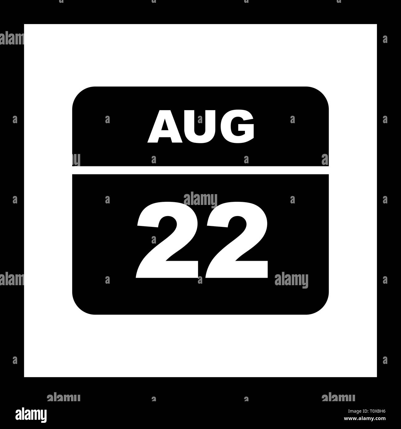 22 calendar Black and White Stock Photos & Images - Alamy