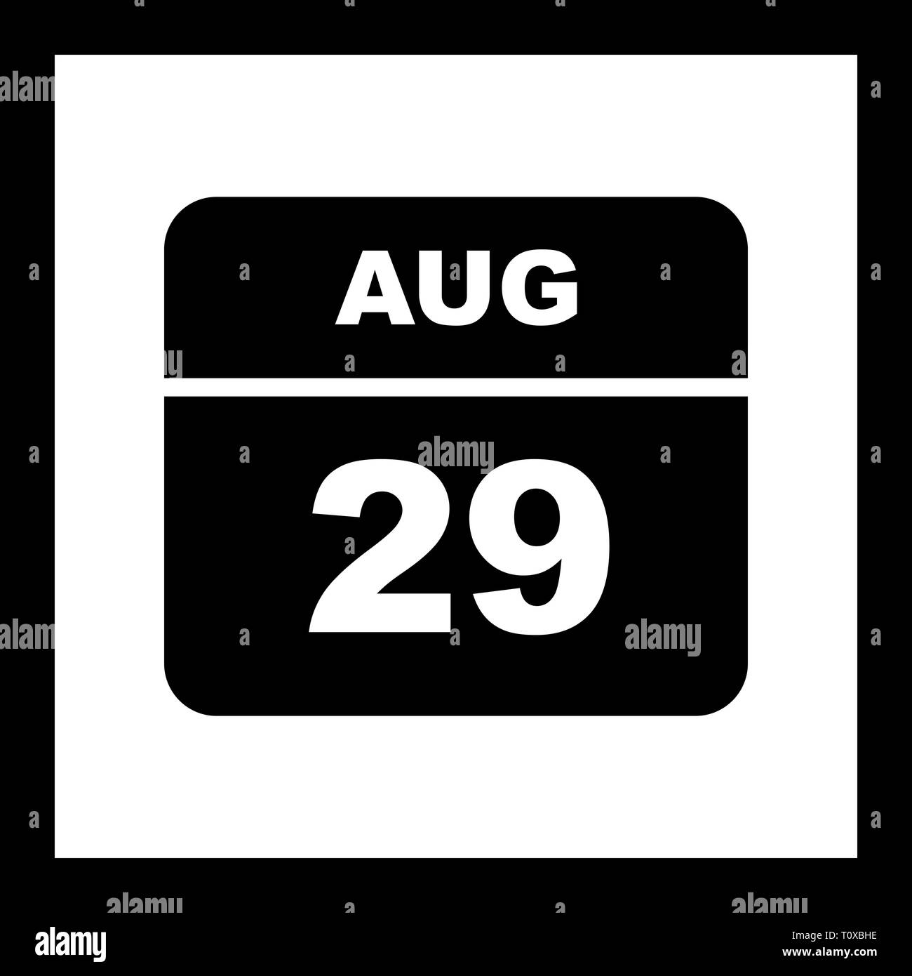 29 calendar Black and White Stock Photos & Images - Alamy