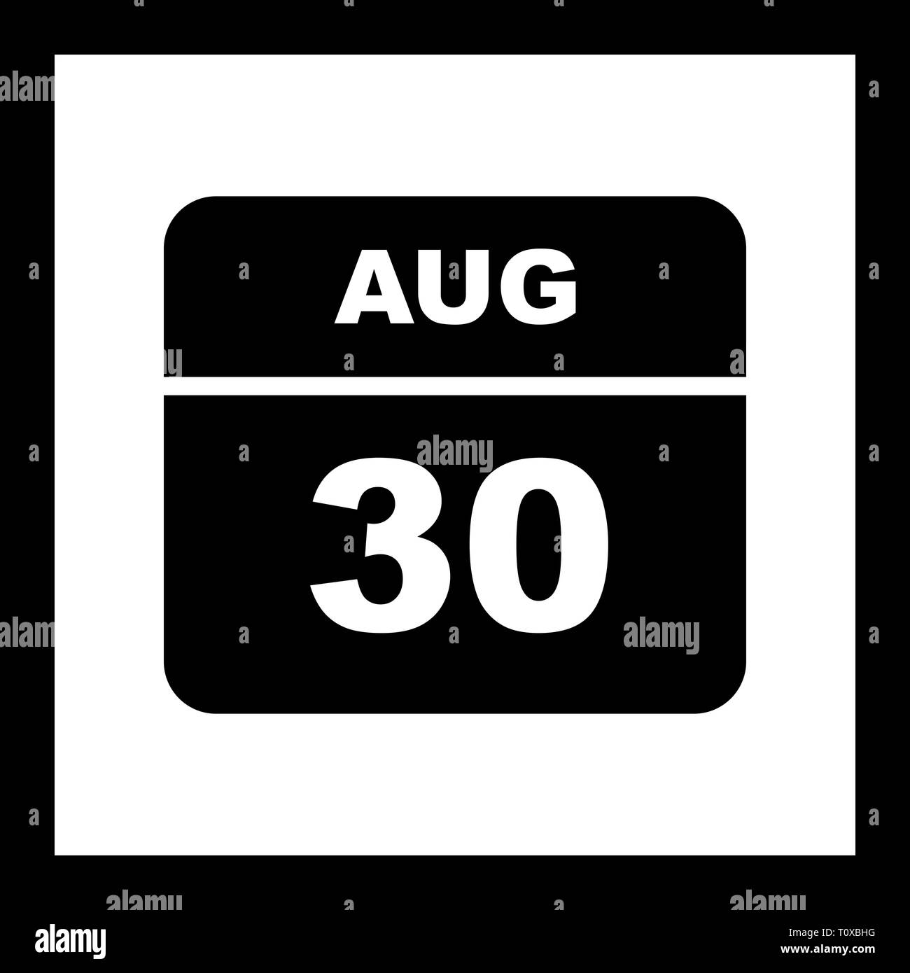 30 calendar Black and White Stock Photos & Images - Alamy