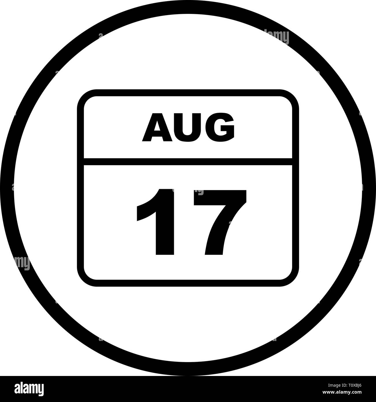 Day 17 august Black and White Stock Photos & Images - Alamy