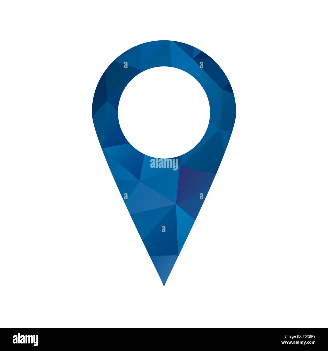 Illustration Location Icon Stock Photo - Alamy