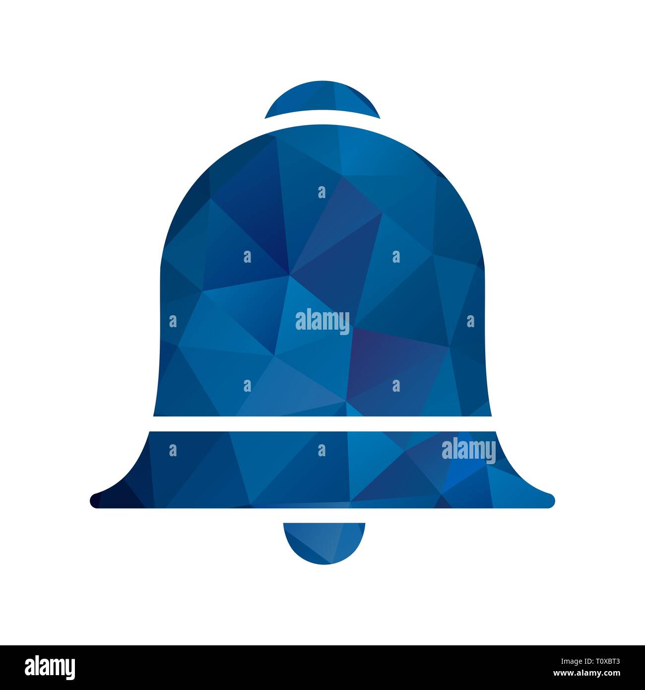 Square alarm notification icon Cut Out Stock Images & Pictures - Alamy