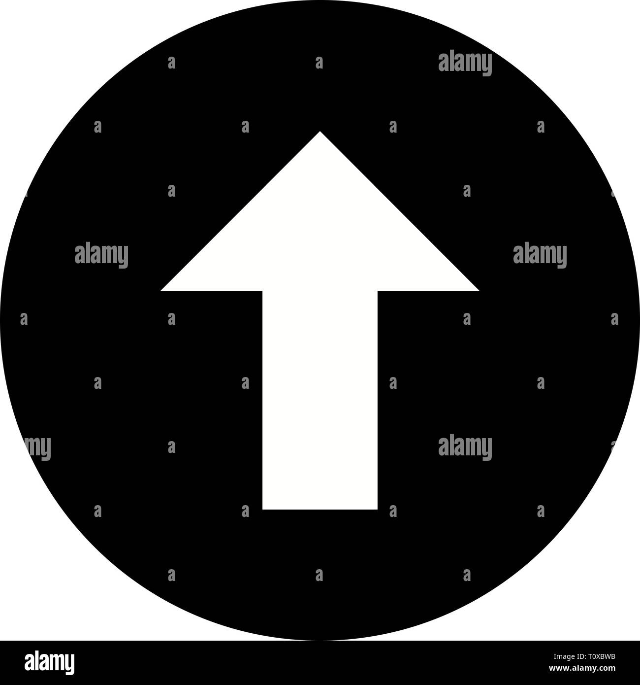 Illustration Up Icon Stock Photo - Alamy